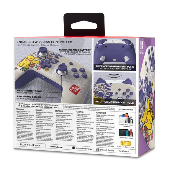 Enhanced Wireless Controller for Nintendo Switch - Pokémon Blossom ...
