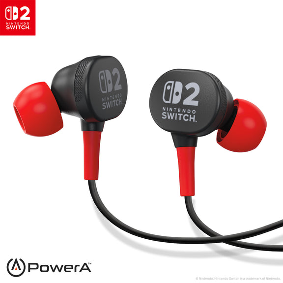 Wired Earbuds for Nintendo Switch 2 - Black – PowerA | ACCO Brands ...