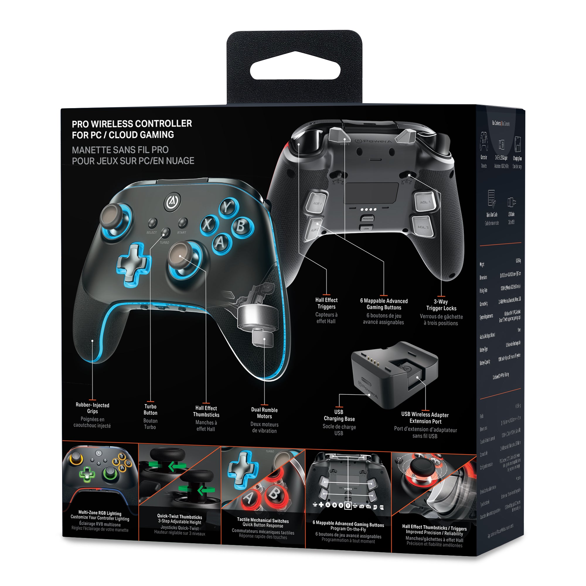 OPS v3 Pro Wireless Controller for PC and Cloud Gaming with Lumectra ...